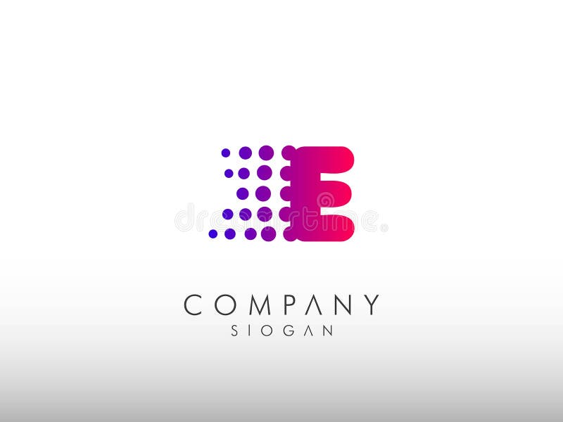 Letter E for Company Logo Vector and Illustrator Stock Illustration ...