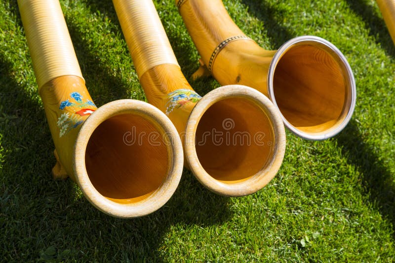 Alphorn stock photo. Image of herb, background, italy - 79370618