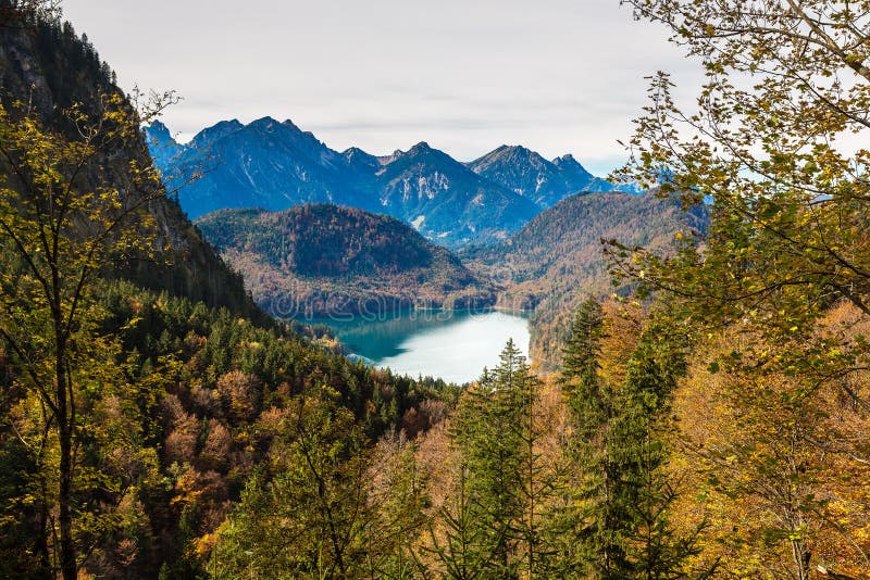 Alpi e laghi in Germania immagine stock. Immagine di alpi - 61586273