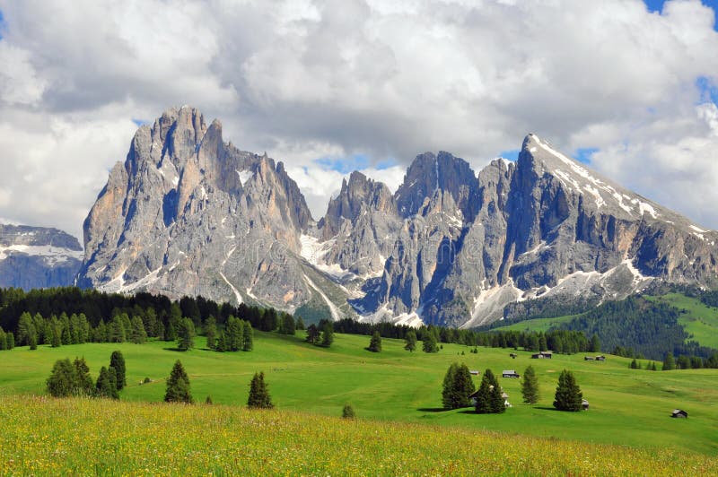 Alpi italiane immagine stock. Immagine di erba, prato - 42003199