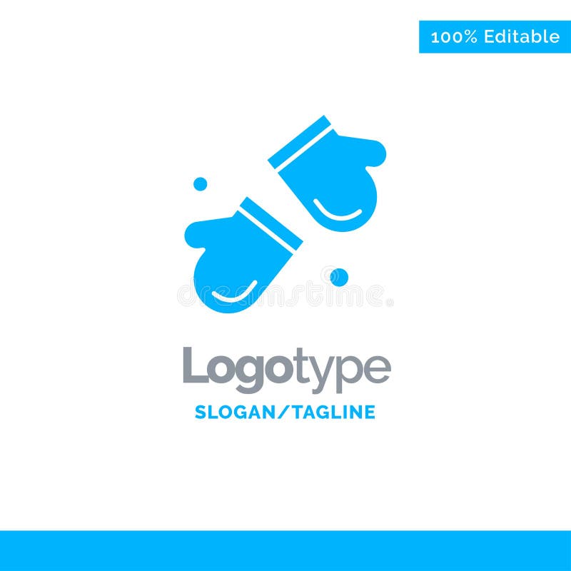Alpine, Arctic, Canada, Gloves, Scandinavia Blue Solid Logo Template ...