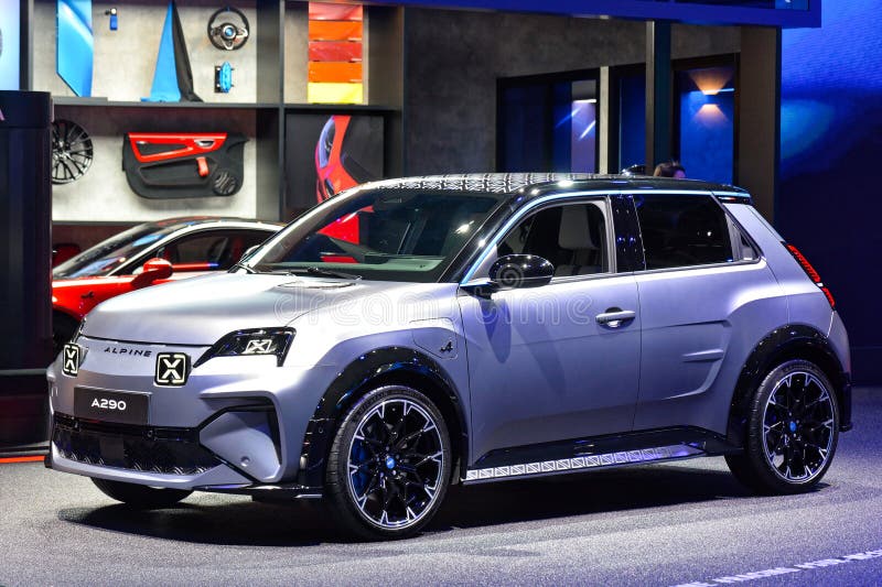 Alpine A290 - 90th MONDIAL DE L’AUTO 2024 Editorial Photo - Image of ...