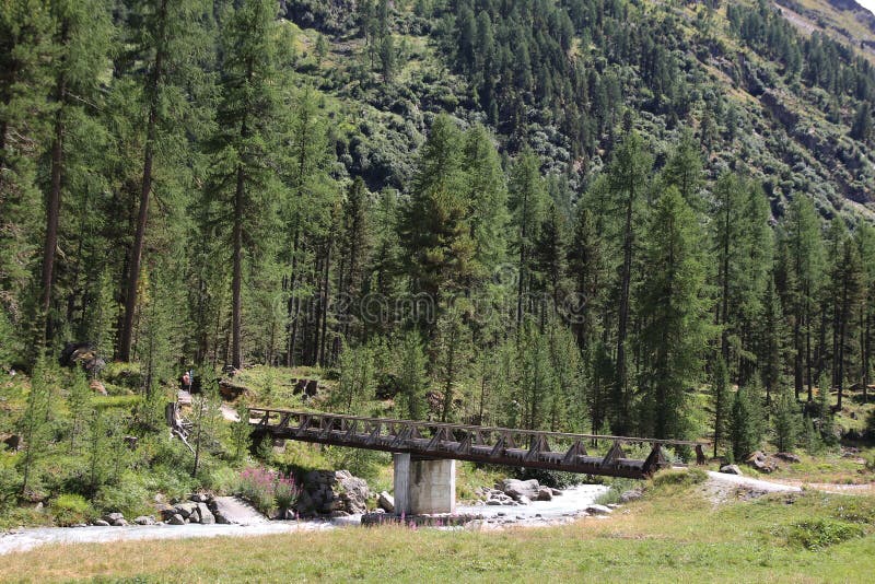 Alpine Bridge stock photo. Image of rock, alpine, alps - 44809546