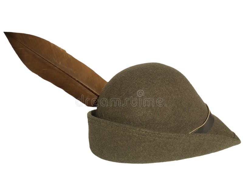 Italian alpine hat stock photo. Image of army, black - 21385706