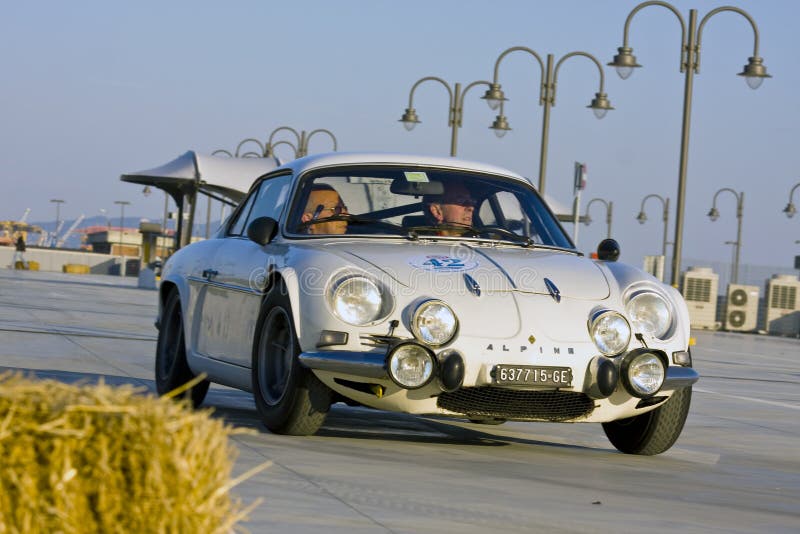 Alpine car editorial image. Image of genoa, circuit, speed - 8752105