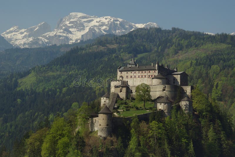 Alpine Castle stock image. Image of sound, eagles, building - 13104789