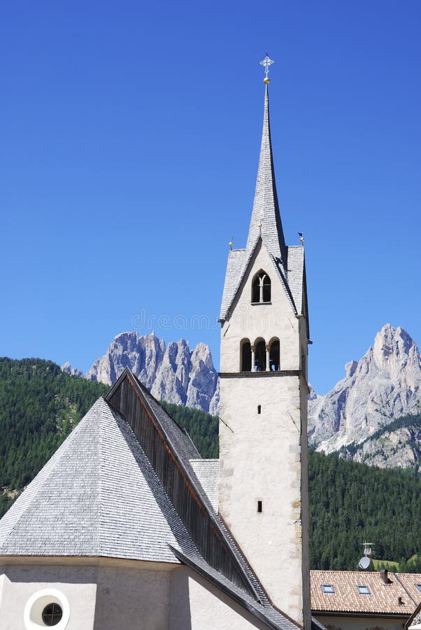 Alpine Church stock photo. Image of landscape, tower - 27117312