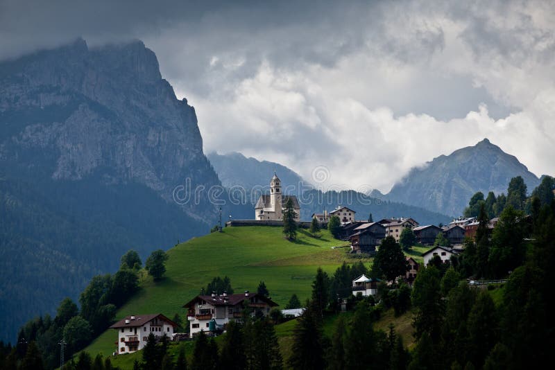 Alpine church in Italy stock photo. Image of high, religion - 22144886