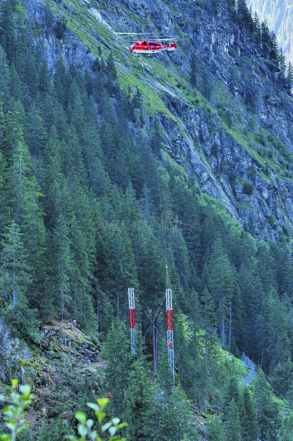 Alpine Construction editorial photography. Image of build - 45678512