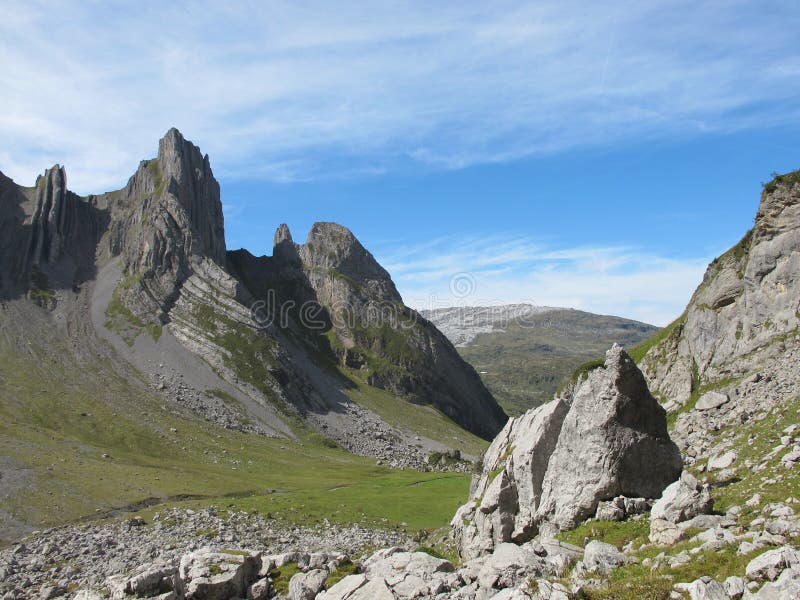 Alpine folds stock image. Image of glarus, alpine, zeinenfurggel - 21146525