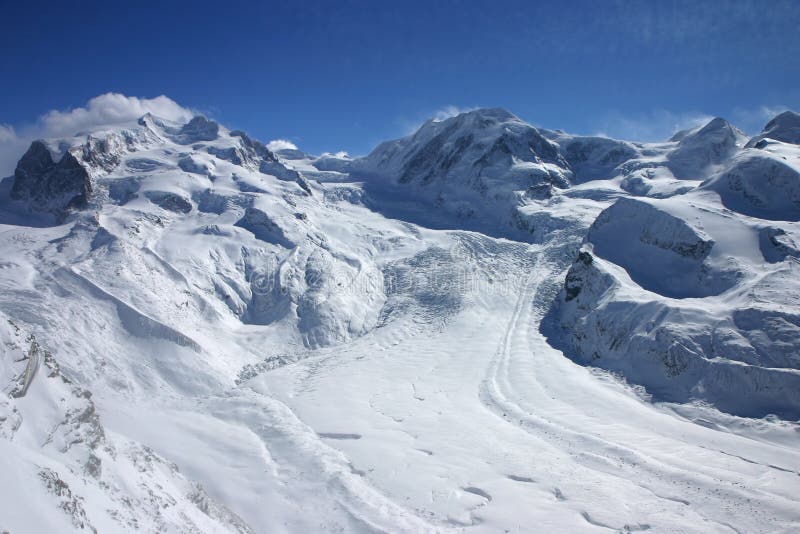 Alpine glacier stock photo. Image of freezing, coldness - 2201232