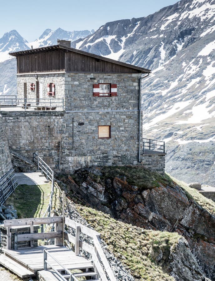 Alpine House stock photo. Image of park, mountains, grossglockner ...