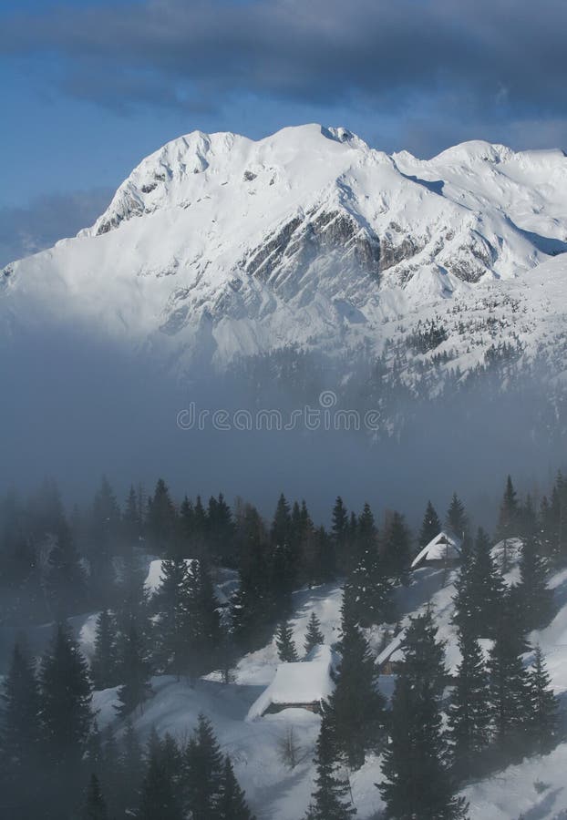 Alpine hut view stock photo. Image of cottage, holiday - 7549062