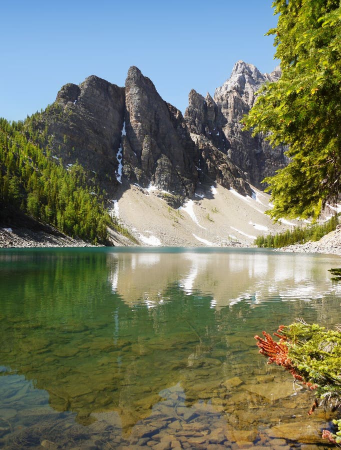 Alpine Lake Panorama, Sierra Nevada, California Stock Image - Image of ...