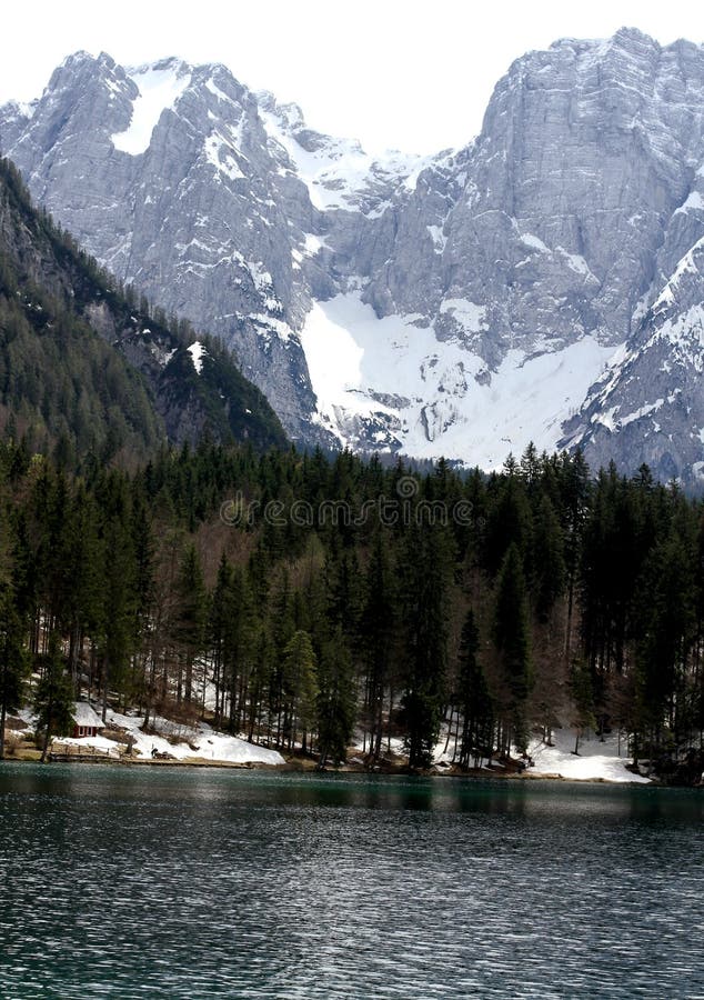 Alpine Lake with Clear Water and the Mountains 4 Stock Image - Image of ...