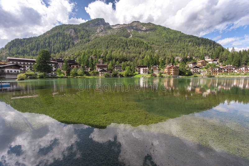 Alpine Lake stock photo. Image of crystal, landscape - 65503582