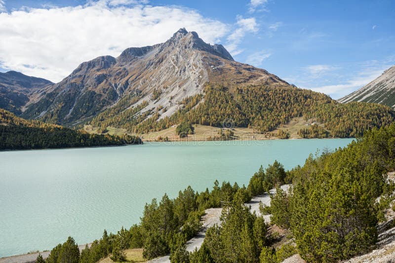 Alpine lake stock image. Image of nature, green, lake - 40677247
