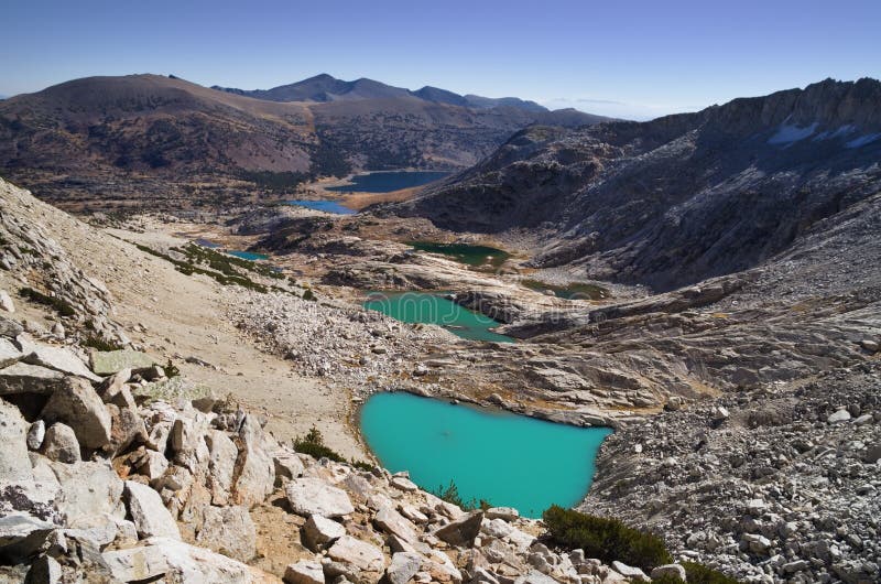 Alpine Lakes Above the FlÃ¼elapass Mountain Pass and in the Silvretta ...