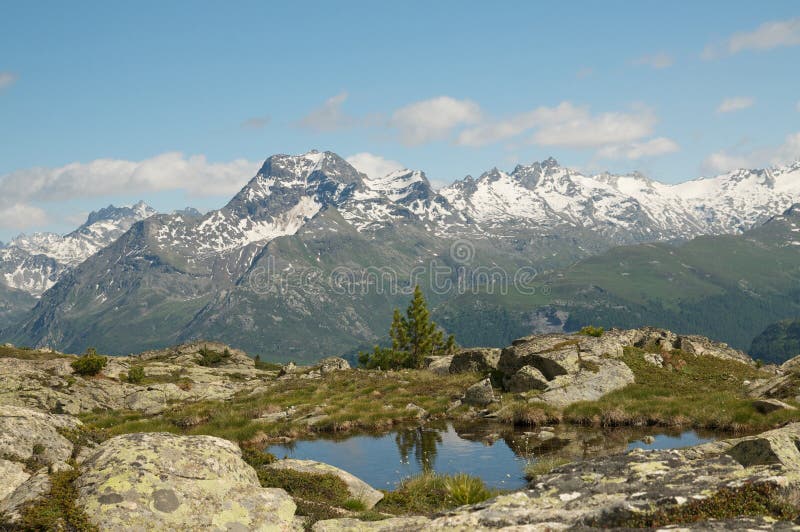 Alpine landscape stock photo. Image of panoramic, blue - 21654514