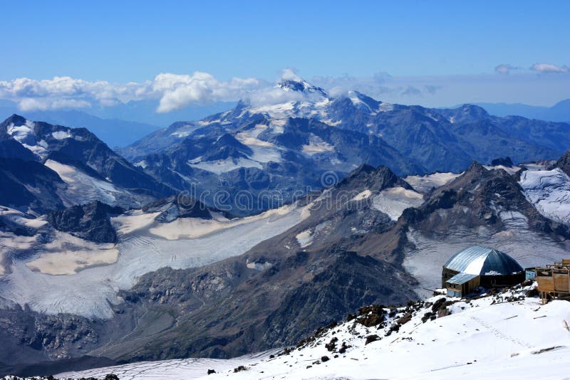 Alpine landscape stock image. Image of horizontal, elbrus - 22960501
