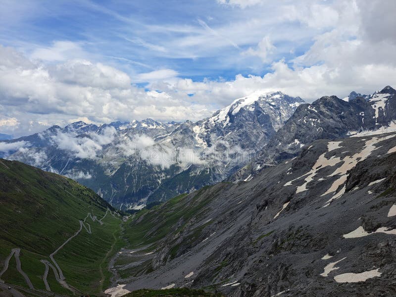 Alpine Landscape in Italy, Dolomites Stock Image - Image of plateau ...