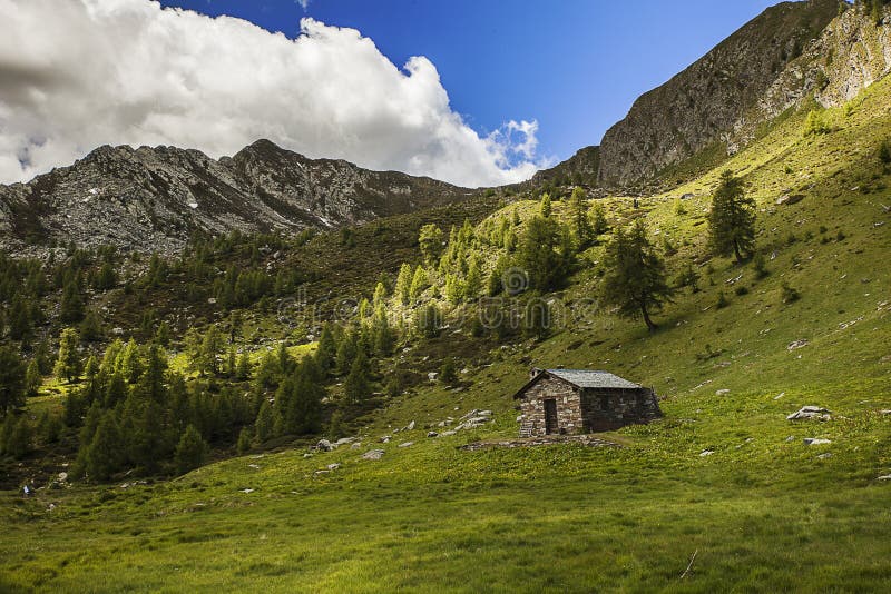 Alpine landscape stock image. Image of ecological, lombardy - 33853677