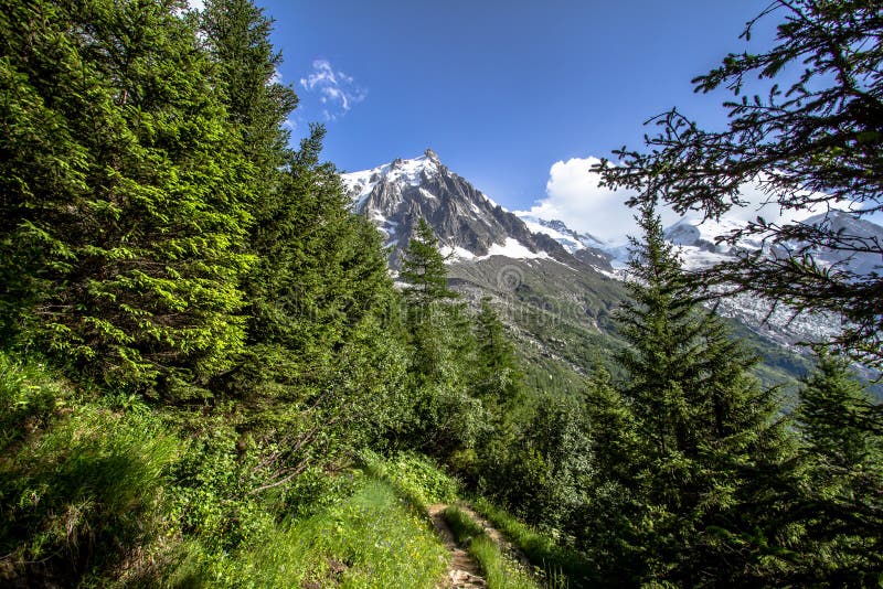 Alpine landscape stock image. Image of austria, aiguille - 34175275