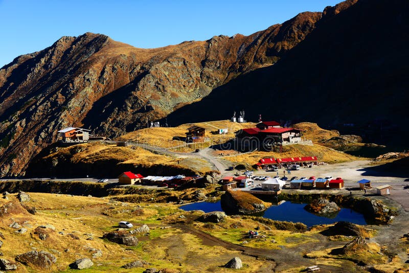 Alpine Landscape in the Transylvanian Alps Stock Image - Image of ...