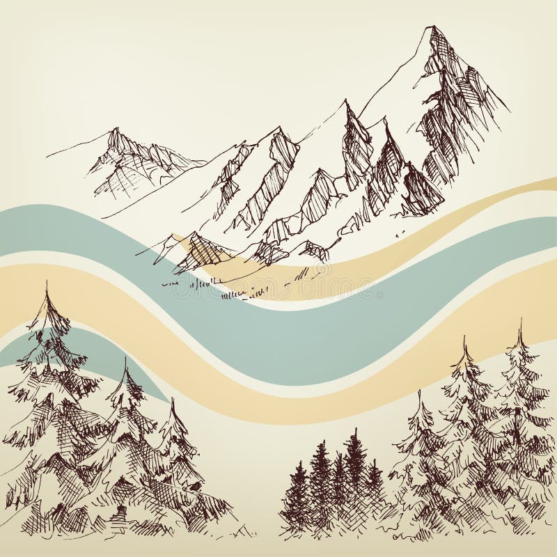 Valley Sketch Stock Illustrations – 11,674 Valley Sketch Stock ...