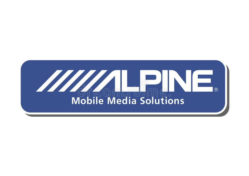 Alpine Logo stock illustration. Illustration of mirror - 325466207