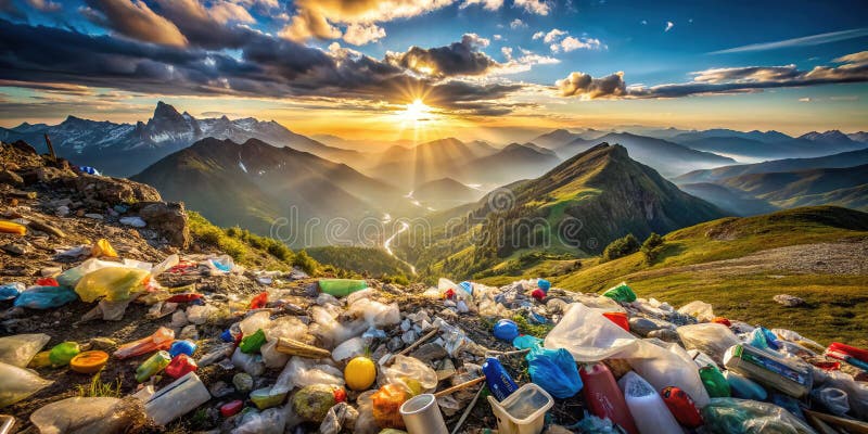Alpine Majesty Under Threat Plastic Pollution Chokes Pristine Mountain ...
