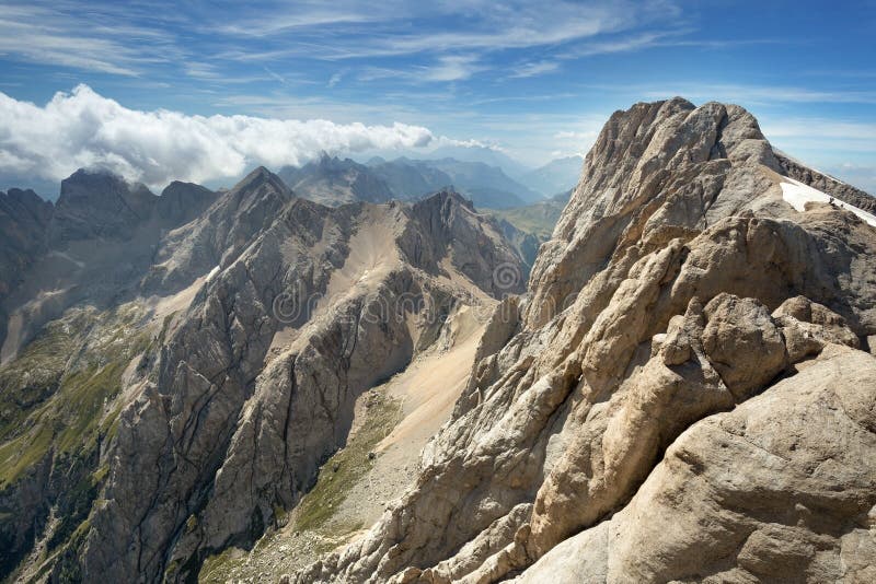 Alpine mountain range stock image. Image of environment - 60211755