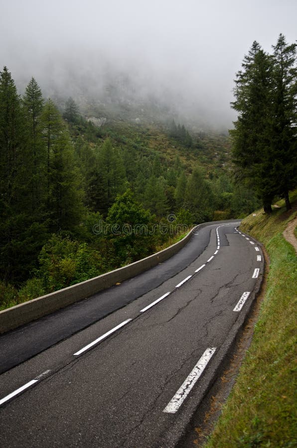 Alpine mountain road stock photo. Image of landscapes - 26826962