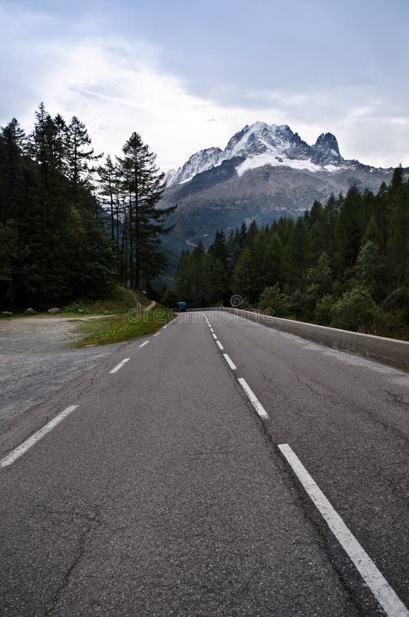 Alpine mountain road stock image. Image of alpine, mountains - 26943765