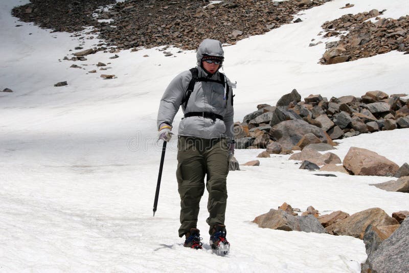Alpine Mountaineering - Montana Stock Image - Image of traverse, rock ...