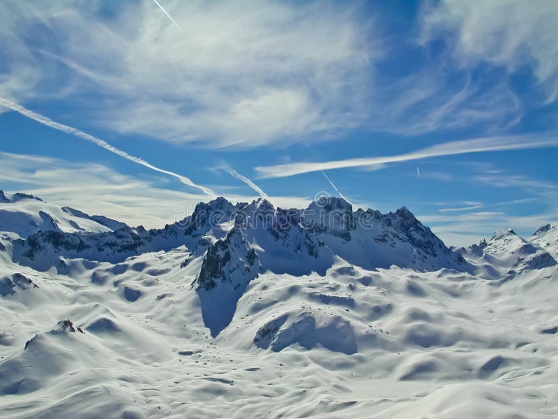 Alpine peace stock image. Image of beautiful, aspen, chamechaude - 22975577