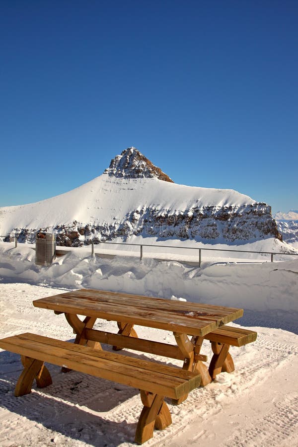 Alpine Picnic stock photo. Image of resort, swiss, clear - 13417340