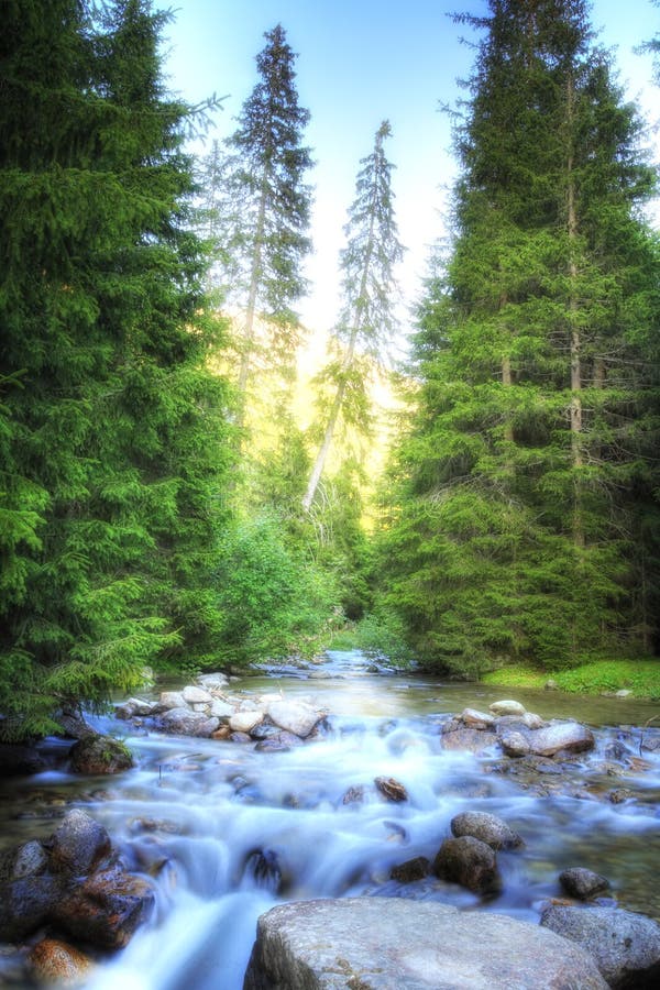 Alpine River stock photo. Image of splash, purity, peace - 15322758