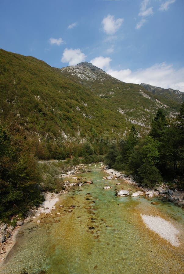 Alpine river stock image. Image of peak, clear, mountain - 59531695