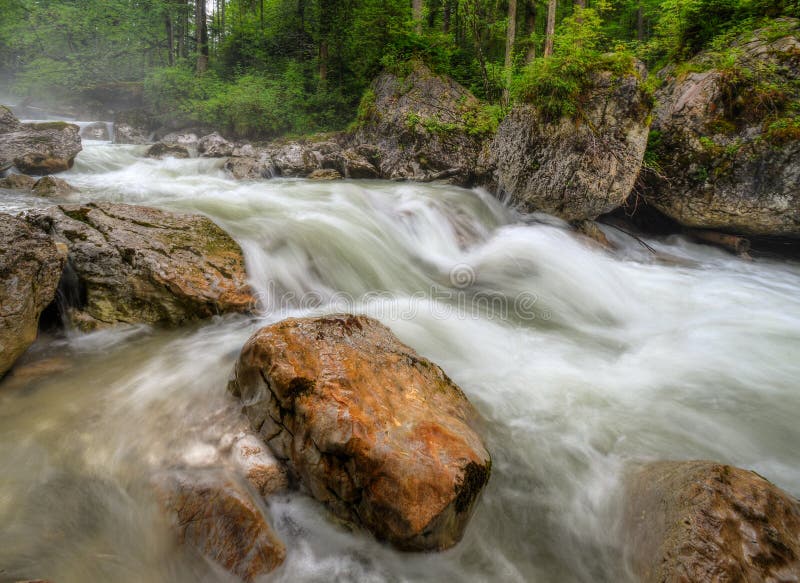 Alpine river stock photo. Image of scenery, water, rough - 43418500
