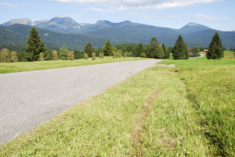 Alpine road stock image. Image of alps, alpine, mountains - 22718449