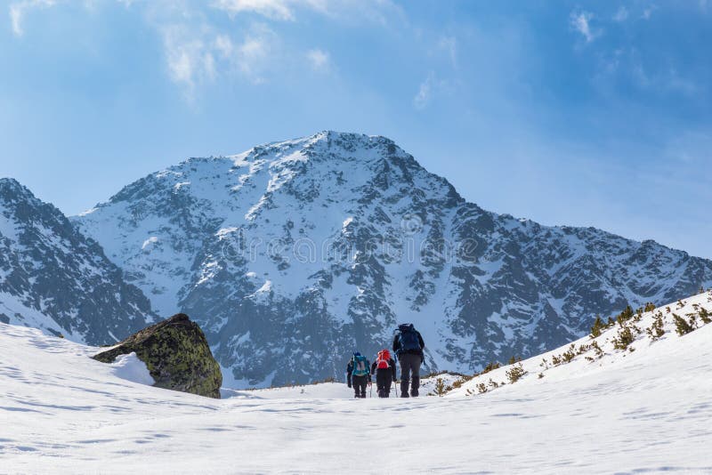 Alpine Scenery in the Winter, with Fresh, Deep Snow Cover Stock Photo ...