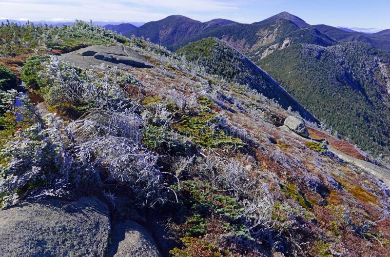 Alpine Setting in the Adirondack Mountains, New York State Stock Photo ...