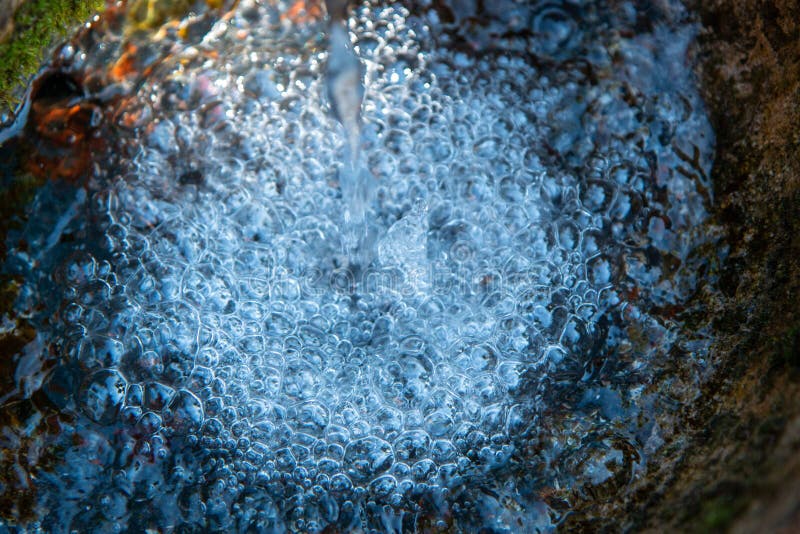 Alpine Spring Pure and Mineral Water Stock Photo - Image of freshness ...