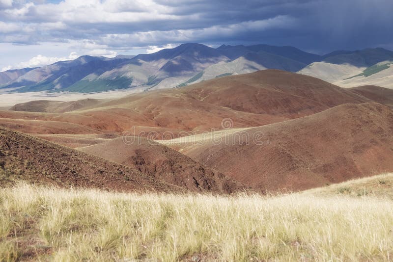 Alpine steppe stock photo. Image of blue, landscape, green - 21619340