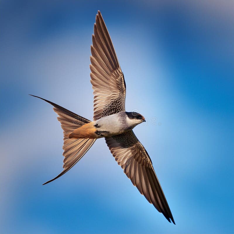 Alpine Swift Bird, AI Generated Stock Illustration - Illustration of ...