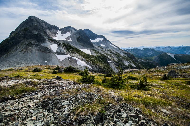 Alpine Terrain stock photo. Image of columbia, alpine - 58144732