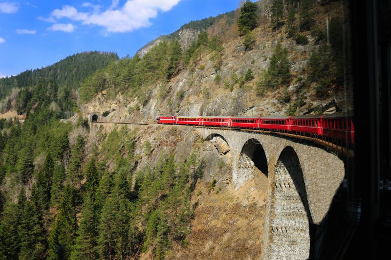 Alpine Train Ride stock image. Image of train, passenger - 11851217