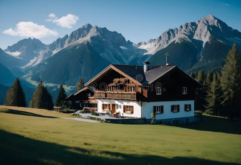 Alpine Tranquility: Majestic Views of Seefeld S Valley Stock ...