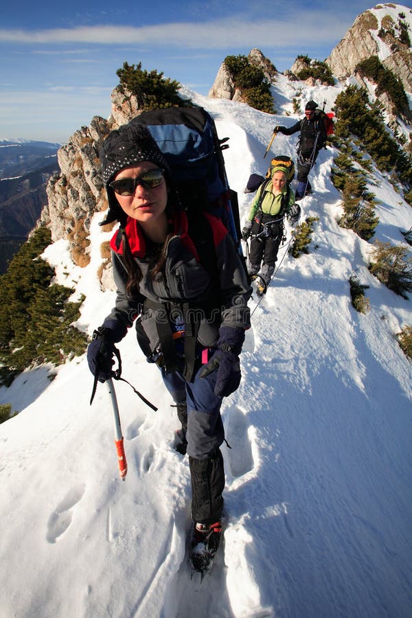 Alpine trekker stock photo. Image of mountaineering, alpine - 2103994